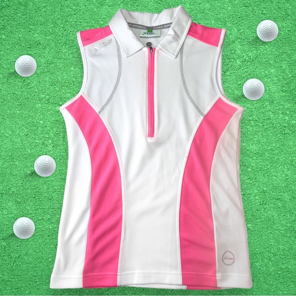Daily Sports | Tops | Daily Sports Xds Golf Women White W Hot Pink ...